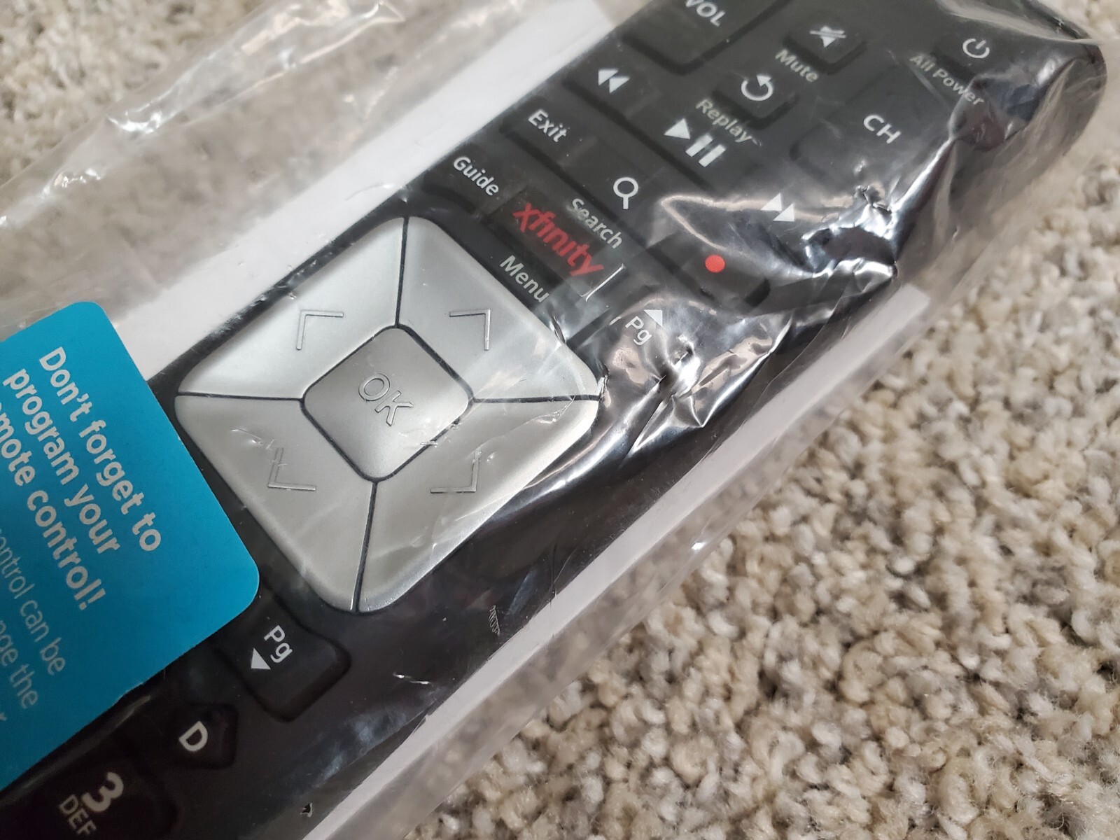 Xfinity Comcast XR5 RF Remote Control X1 w/ BackLight - Version V4-U ...