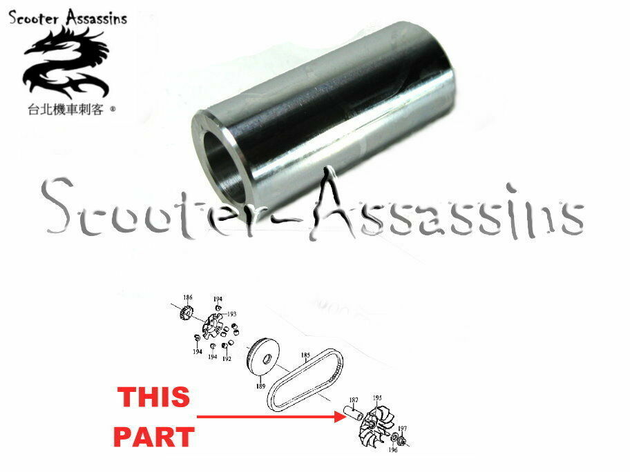 VARIATOR DRIVE BOSS for YAMAHA ZUMA 125 , 90387-16801 , 48.5x21x2.6mm ...