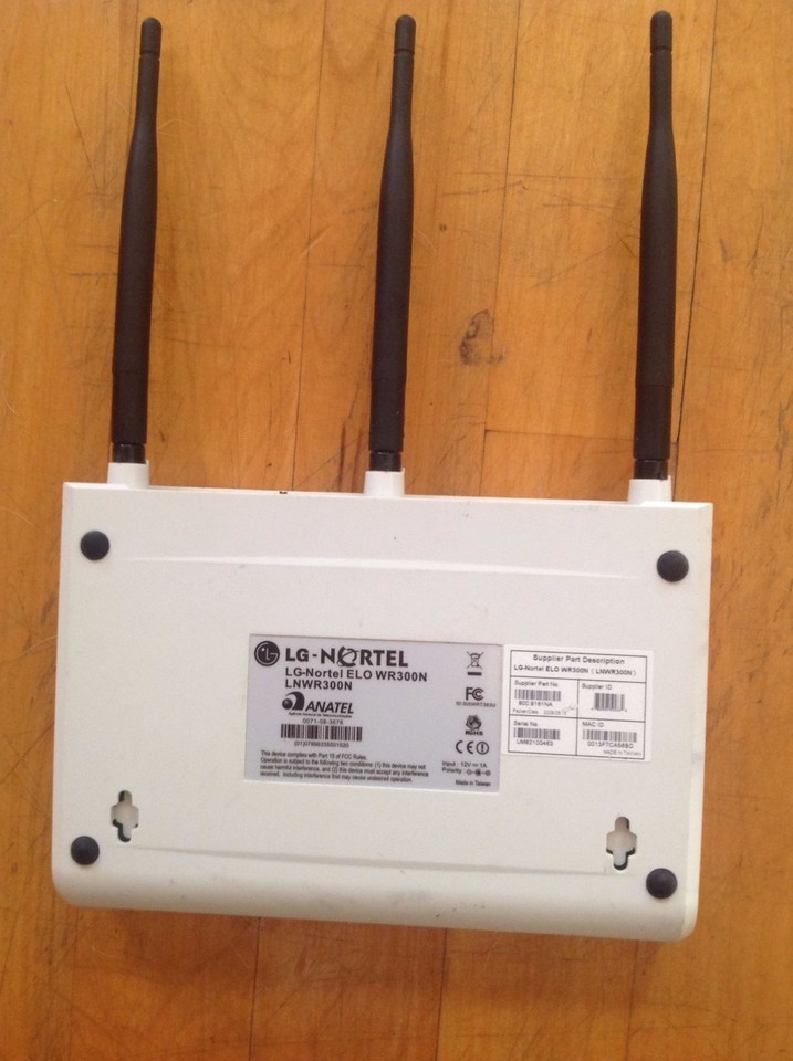 LG- Norte Wireless Broadband Router Draft 11N 300Mbps LG-Norte ELO ...