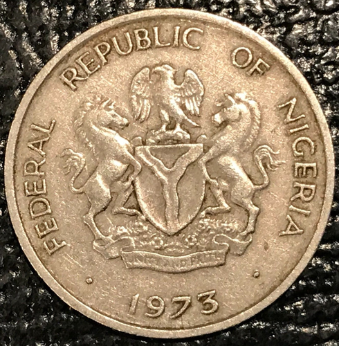VERY NICE 1973 NIGERIA 5 KOBO COIN-MAR201 | eBay