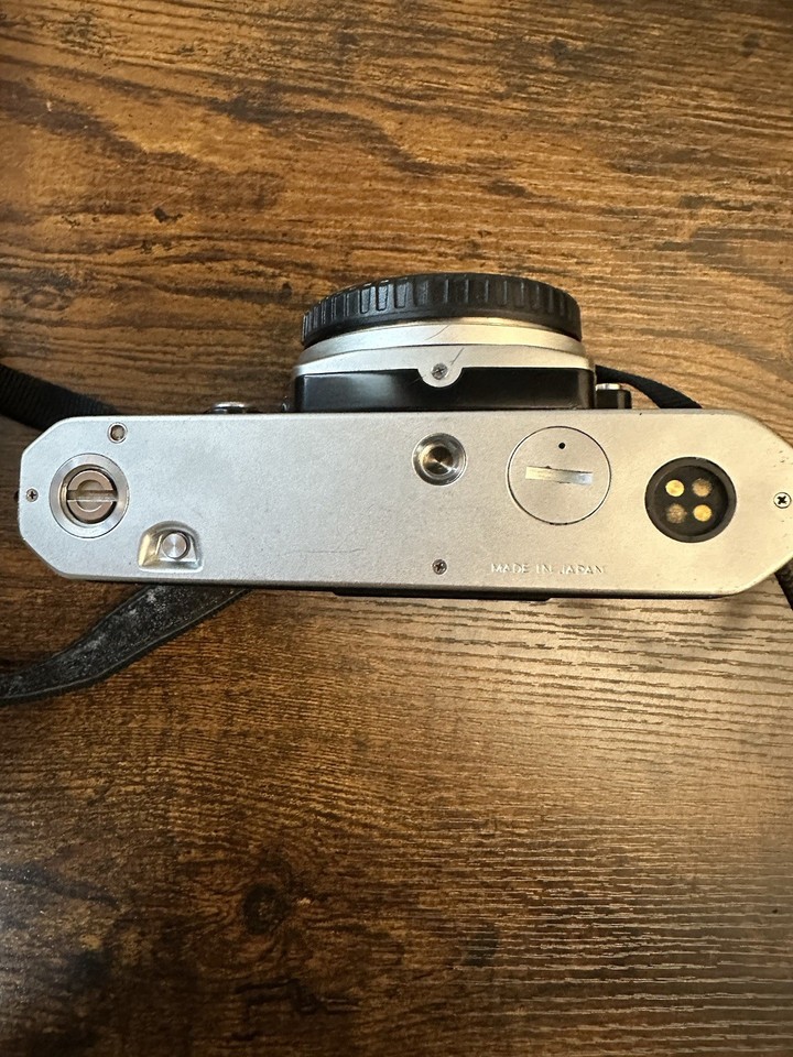 Nikon FE 35mm SLR Film Camera Body, Chrome for parts or repair | eBay