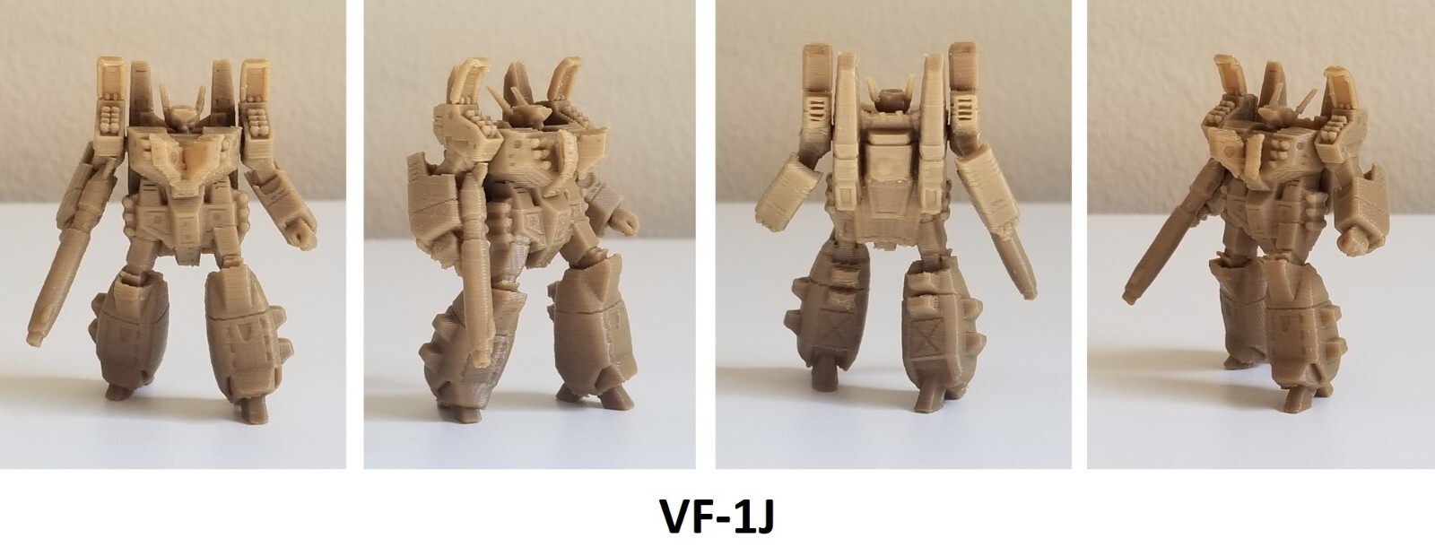 3D Printed Robotech RPG Tactics Armored Valkyrie GBP Veritech Macross ...