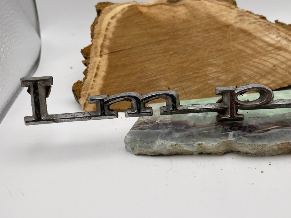 Vintage Chevrolet Impala Script Logo/Emblem Part # 767544--1119.24 | eBay