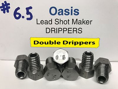 Oasis Lead Shot Maker Double Drippers - #6.5, Set of 7 | eBay