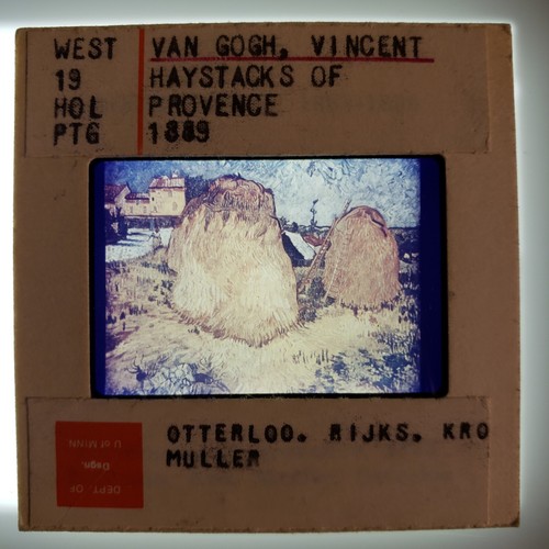 Vincent Van Gogh Haystacks in Provence 1889 Art 35mm Slide | eBay