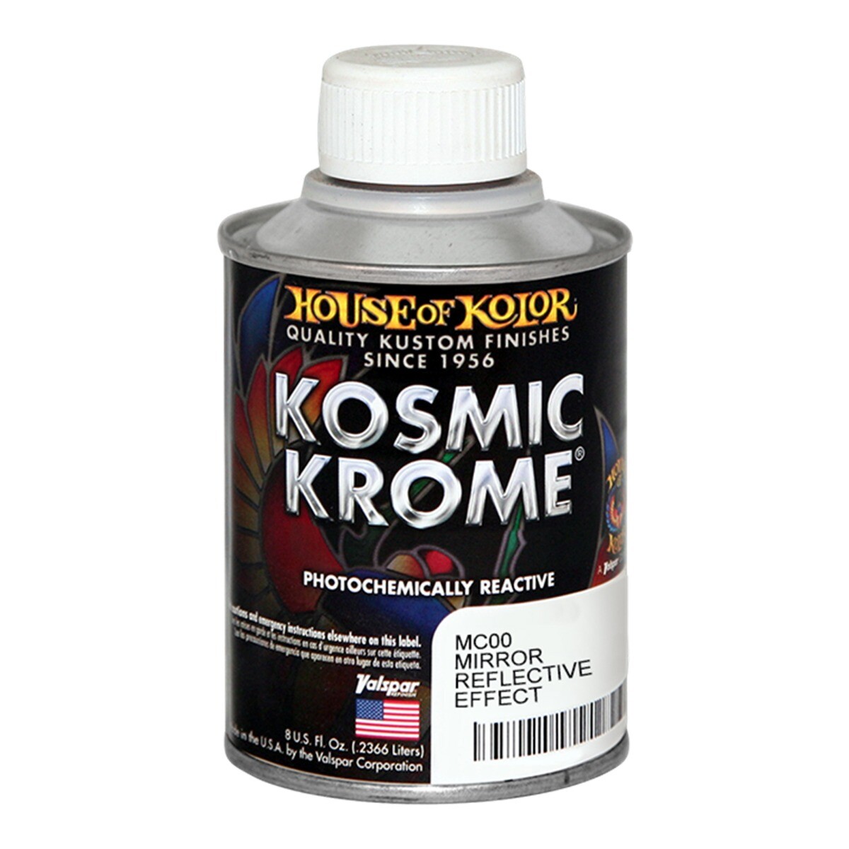 House of Kolor Kosmic Krome Mc00.c01 Mirror Reflective Chrome Paint 8oz ...