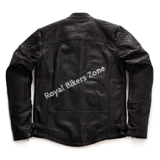 ROYAL ENFIELD "SPIRIT LEATHER JACKET BROWN & BLACK All Season" | eBay