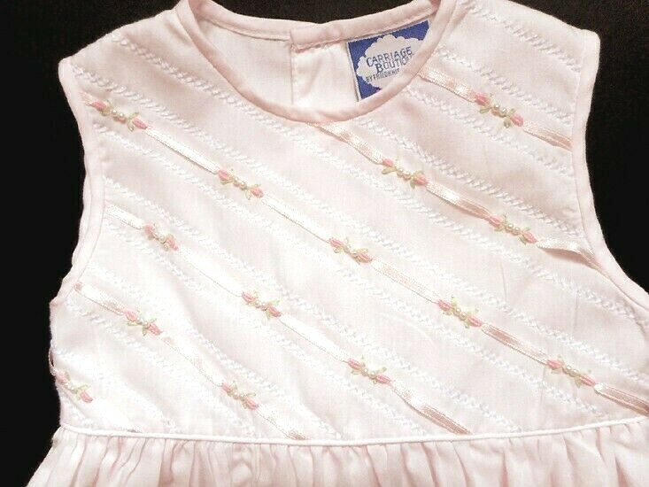 Girls Carriage Boutiques Party Portrait Dress 12 m Church Pearls ...