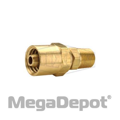 Dixon Valve 1834084K, Reusable Male Fitting, Brass, 1/4in | eBay