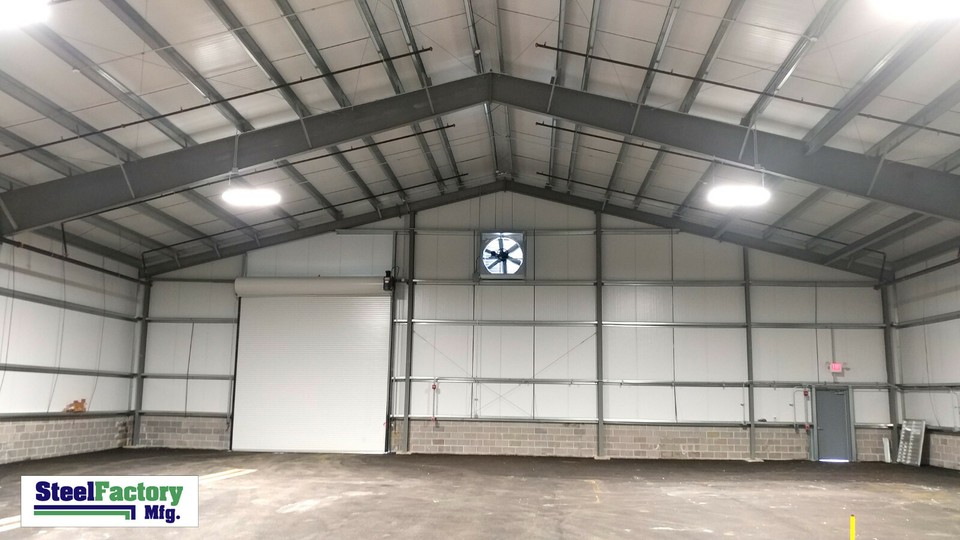 Steel Factory Mfg 40x100x20 Engineered Prefab Warehouse Storage ...