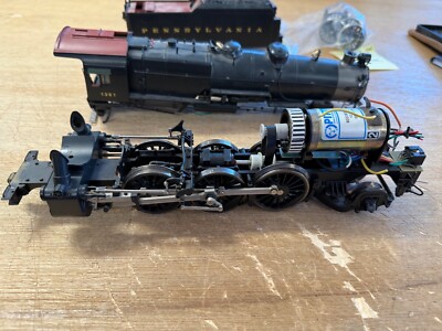 O SCALE BRASS SUNSET HIGH IRON 3-RAIL PRR K-4 + 2 RAIL DRIVERS PICS ...