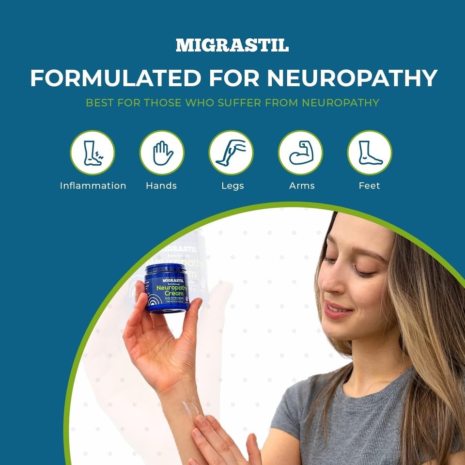 Migrastil Extra Strength Neuropathy Nerve Cream (4 oz.) | eBay