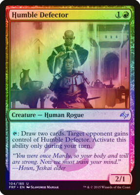 Humble Defector FOIL Fate Reforged NM Red Uncommon MAGIC MTG CARD ...