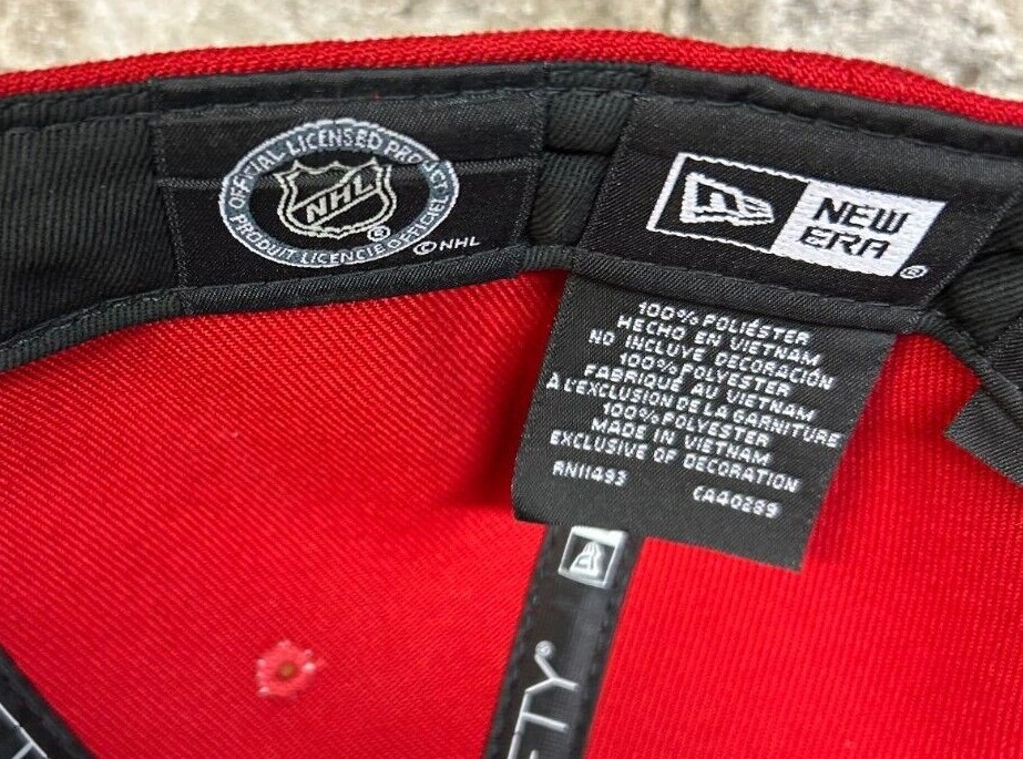 NEW ERA 59FIFTY NHL CHICAGO BLACKHAWKS FITTED CAP RED AUTHENTIC NEW | eBay