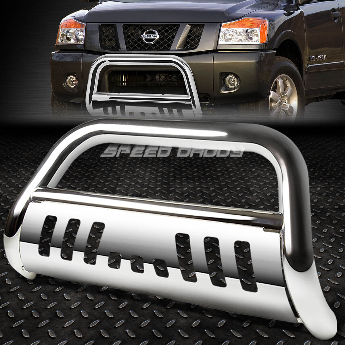 Advertir Parachoques Nissan Titan