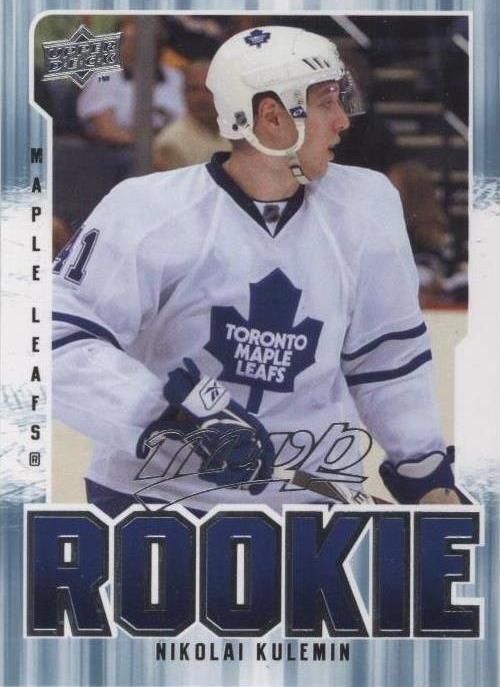 2008-09 Upper Deck MVP - Rookie Nikolai Kulemin #384 (RC) for sale ...