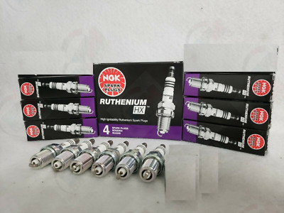 Set of 6 NGK RUTHENIUM HX Spark Plugs LTR6BHX 90495 | eBay