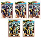 1977 Topps #18 PAT HADEN Rookie Card lot of 5 LOS ANGELES RAMS usc ...