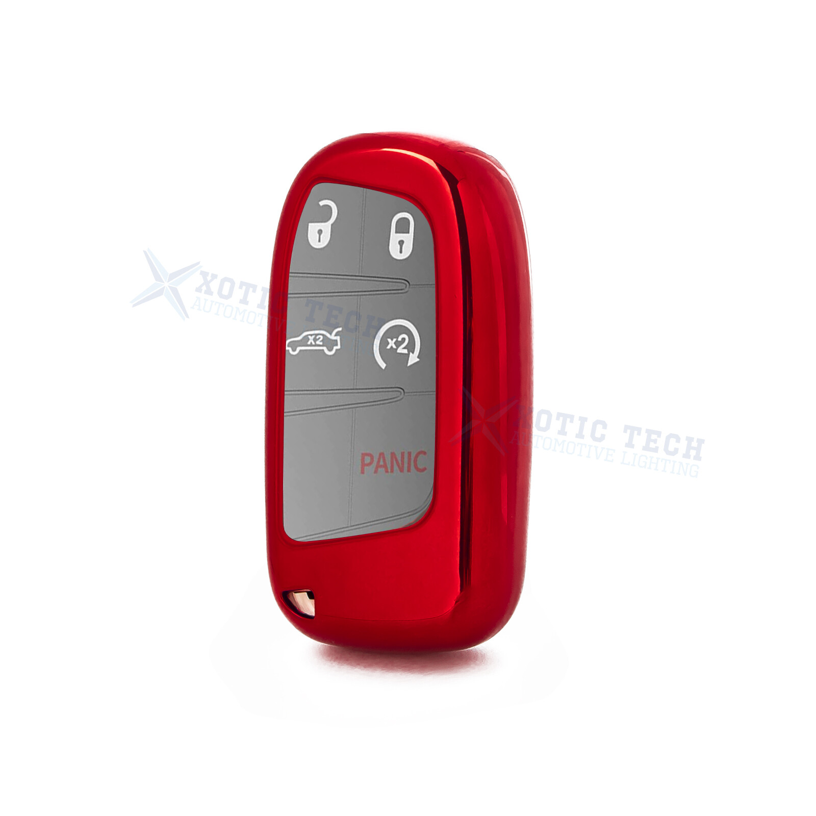Red Full Seal TPU Remote Key Cover Keyless Fob Shell For Dodge Journey ...