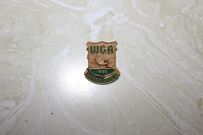 VTG. WGA ( WESTERN GOLF ASSOCIATION ) HONOR CADDIE PIN GOLD TONE/ENAMEL ...