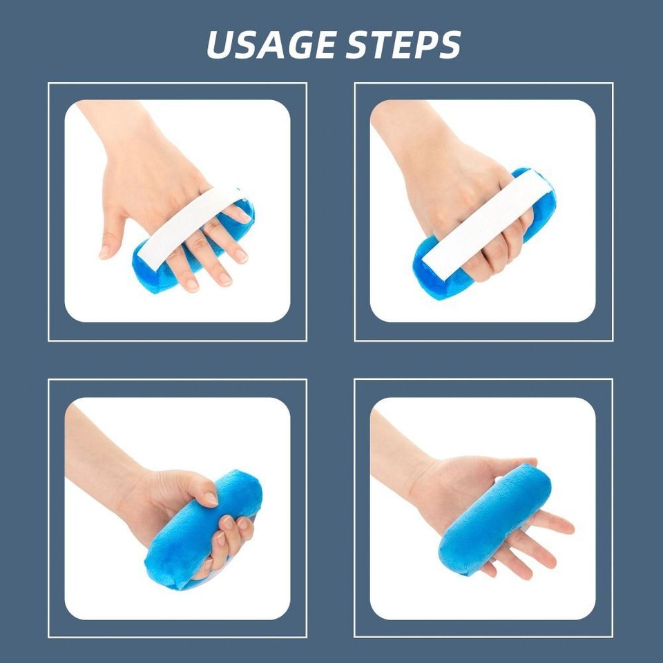 with Elastic Band Hand Contracture Cushions Portable Hand Splint ...