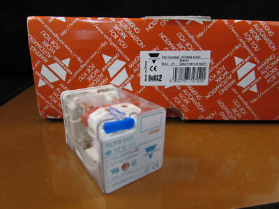 Carlo Gavazzi RCP8002 12 VDC Coil Power Relay RCP800212VDC | eBay