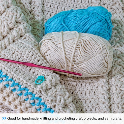 2 Pack of 50g Acrylic Yarn Skeins Soft Crochet Yarns for Knitting White | eBay