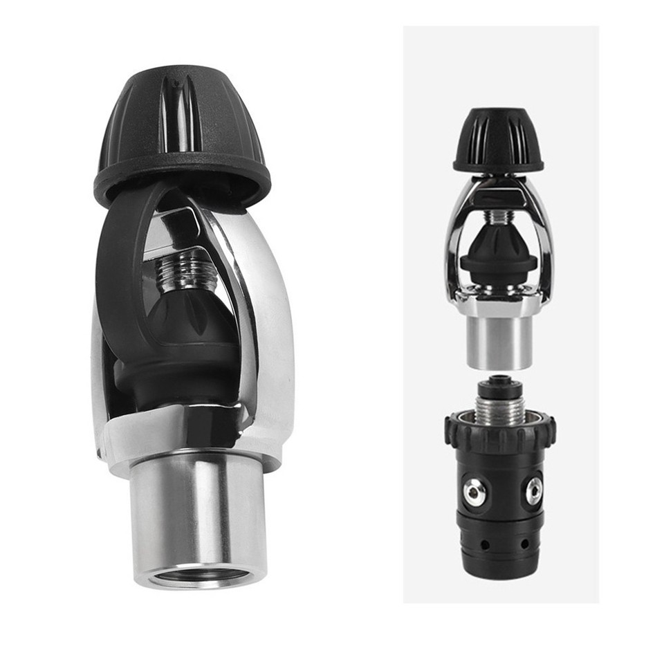 Robust DIN to For Yoke Connector for Scuba Diving Inflators and ...