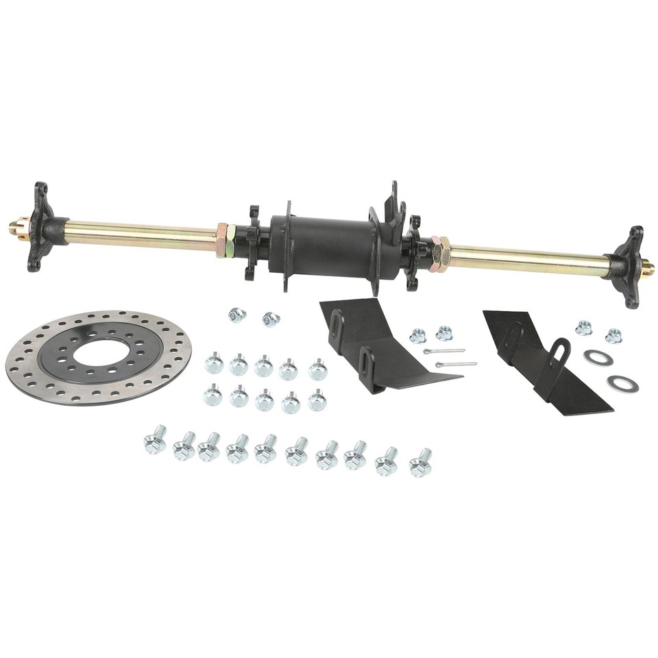 28'' 32'' Rear Shaft Axle Kit 11x7.10-5 10x4.50-5 Tire Rim Wheel 3 Stud ...