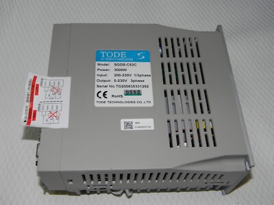 Tode AC Servo Amplifier SGDS-C53C Input 200-230V 1/3 Phase, Output 0 ...