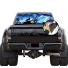 Truck Back Window Graphics Wolf (P560) See Through Rear Decal | eBay