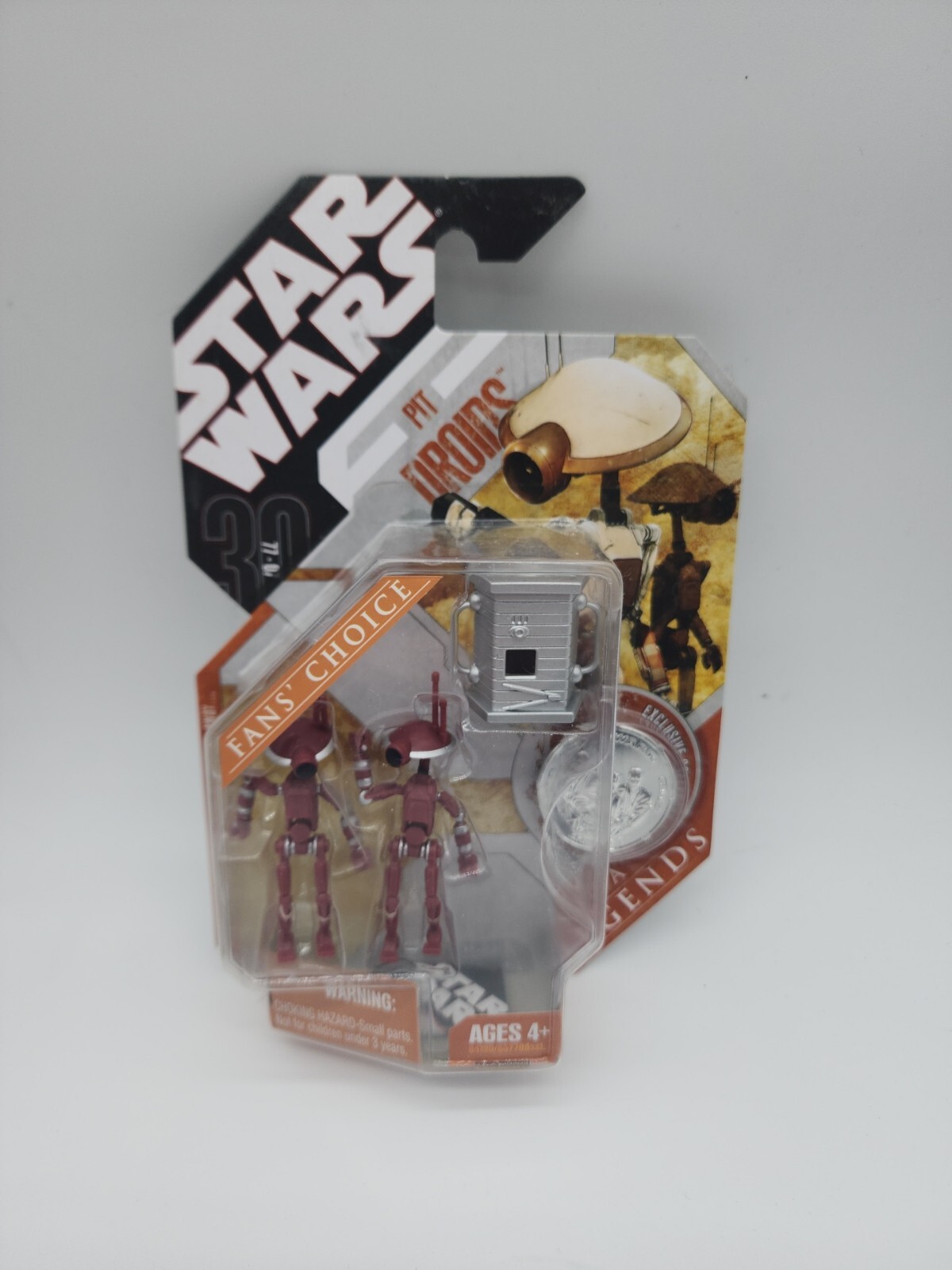 Star Wars 30th Anniversary Saga Legends Fan's Choice Series Pit Droids Maroon | eBay