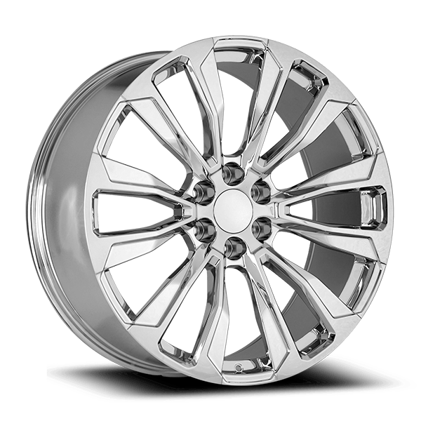 22" chrome OE replica 14025 wheels fits 2022 GMC Sierra 1500 AT4 Yukon ...
