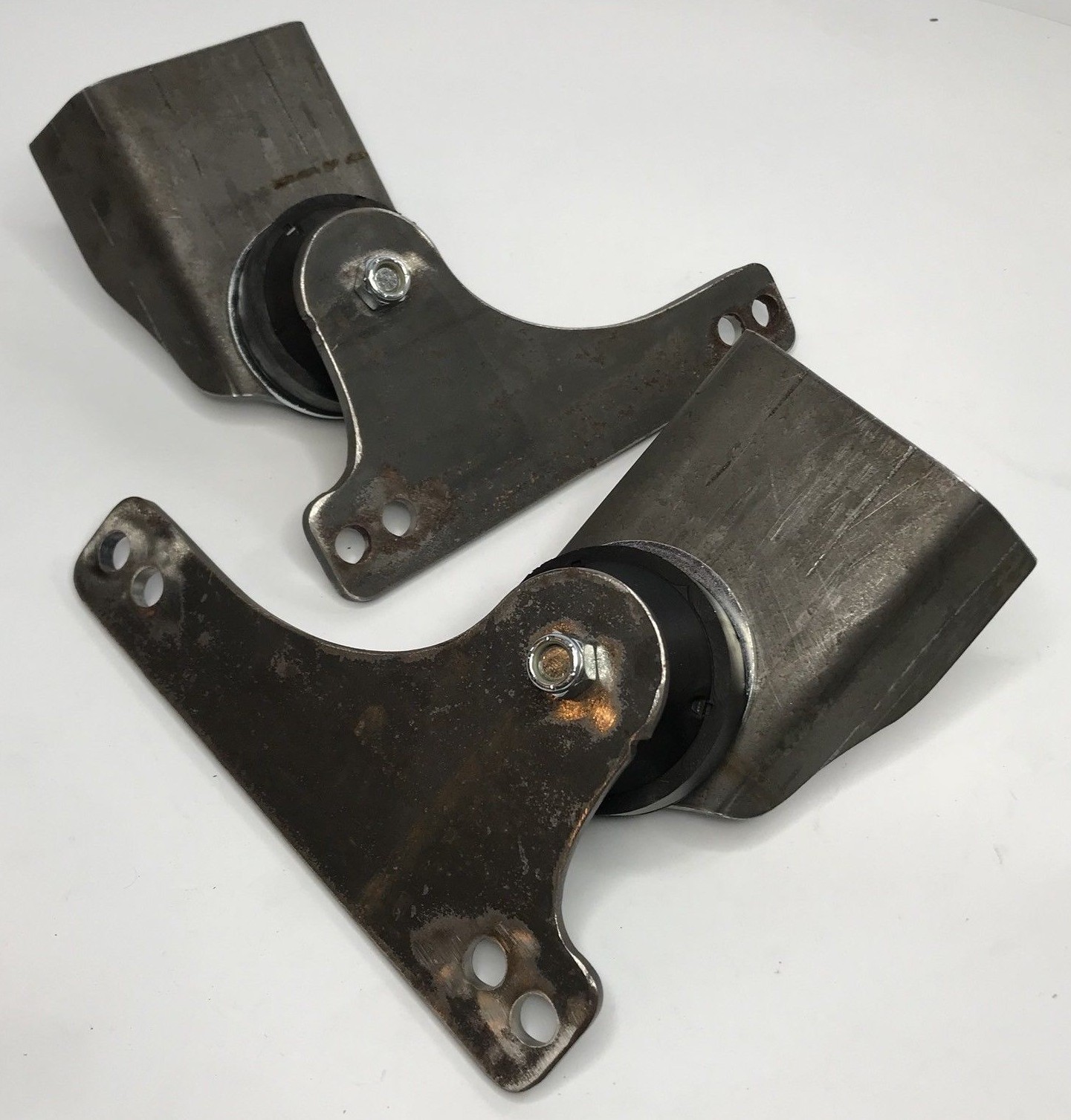 Universal Small Block Ford Motor Mounts Kit Brackets Rubber Cushions ...