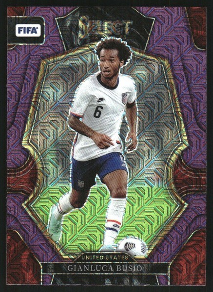 2022-23 Panini Select FIFA - Mezzanine Purple Mojo Prizm #179 Gianluca ...