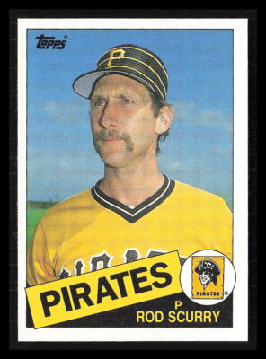 Rod Scurry 1985 Topps #641 Pittsburgh Pirates | eBay