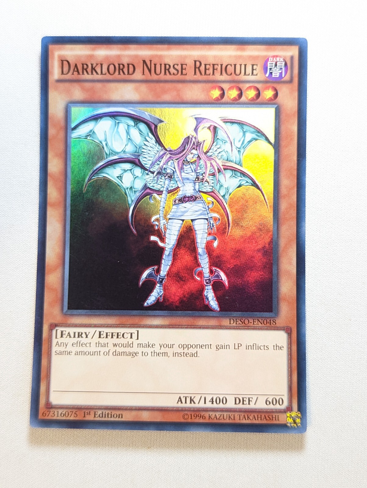 Darklord Nurse Reficule - DESO-EN048 - Super Rare - 1st Edition ...