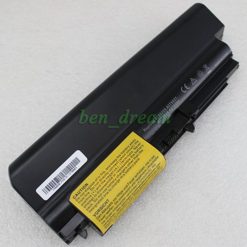 9 Cell Battery for Lenovo ThinkPad R61 T61 T400 R400 Series 42T5229 ...