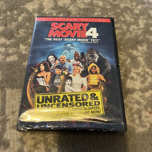 Scary Movie 4 (DVD, 2006) New Sealed Deleted Scenes Leslie Nielsen 00s ...