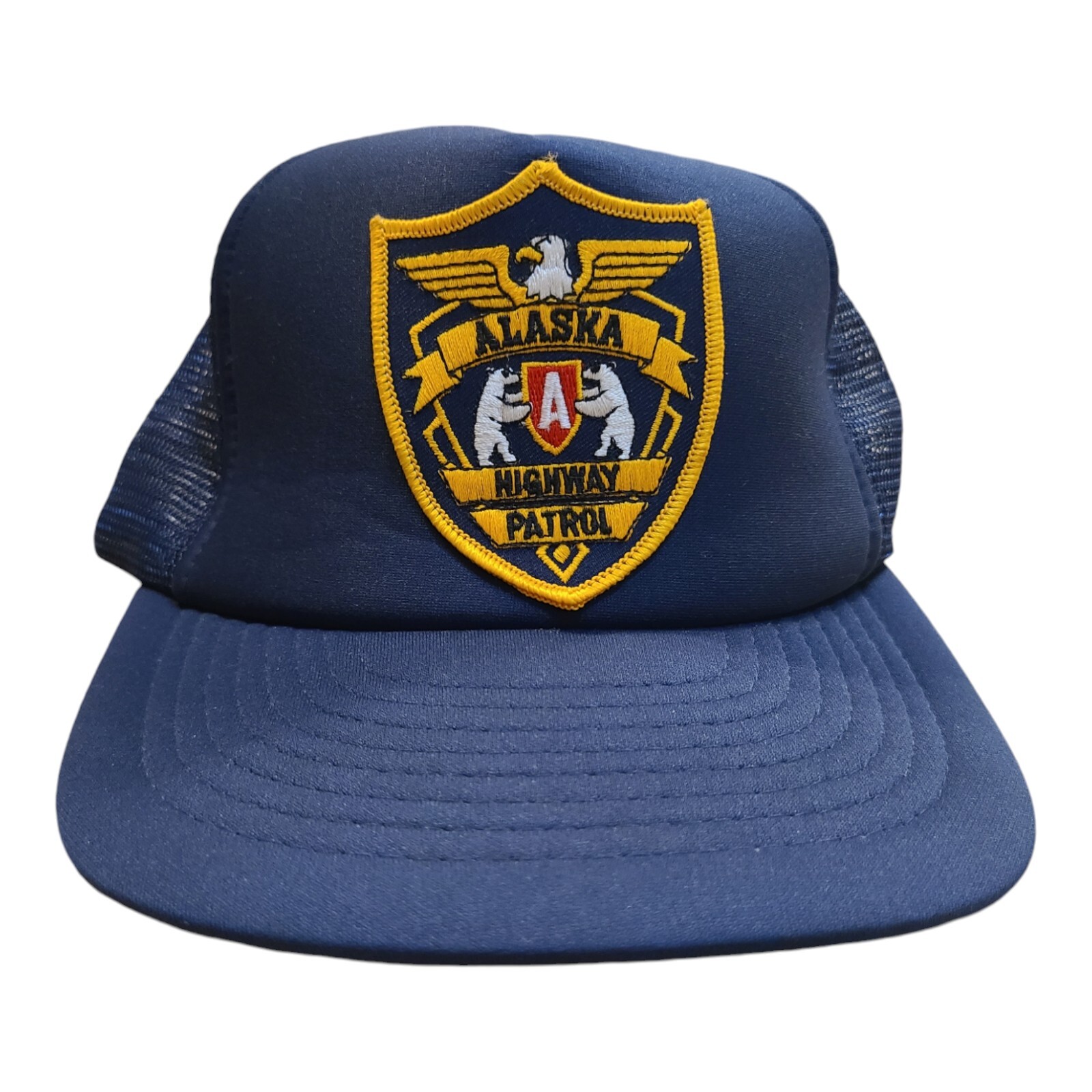 Vintage Alaska Highway Patrol Patch Snapback Trucker … - Gem