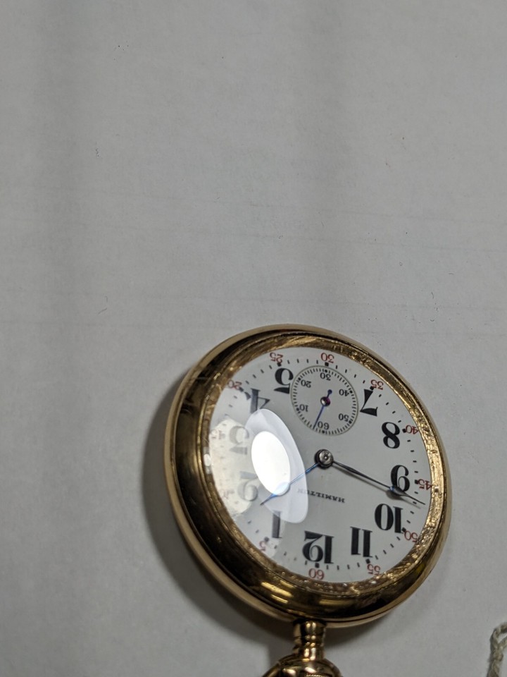 Vintage Hamilton 978 16s 17J O FACE ADJ 3 POSITIONS W/ORIG SALES TAG ...