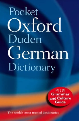 Pocket Oxford-Duden German Dictionary Paperback Book The Fast Free ...