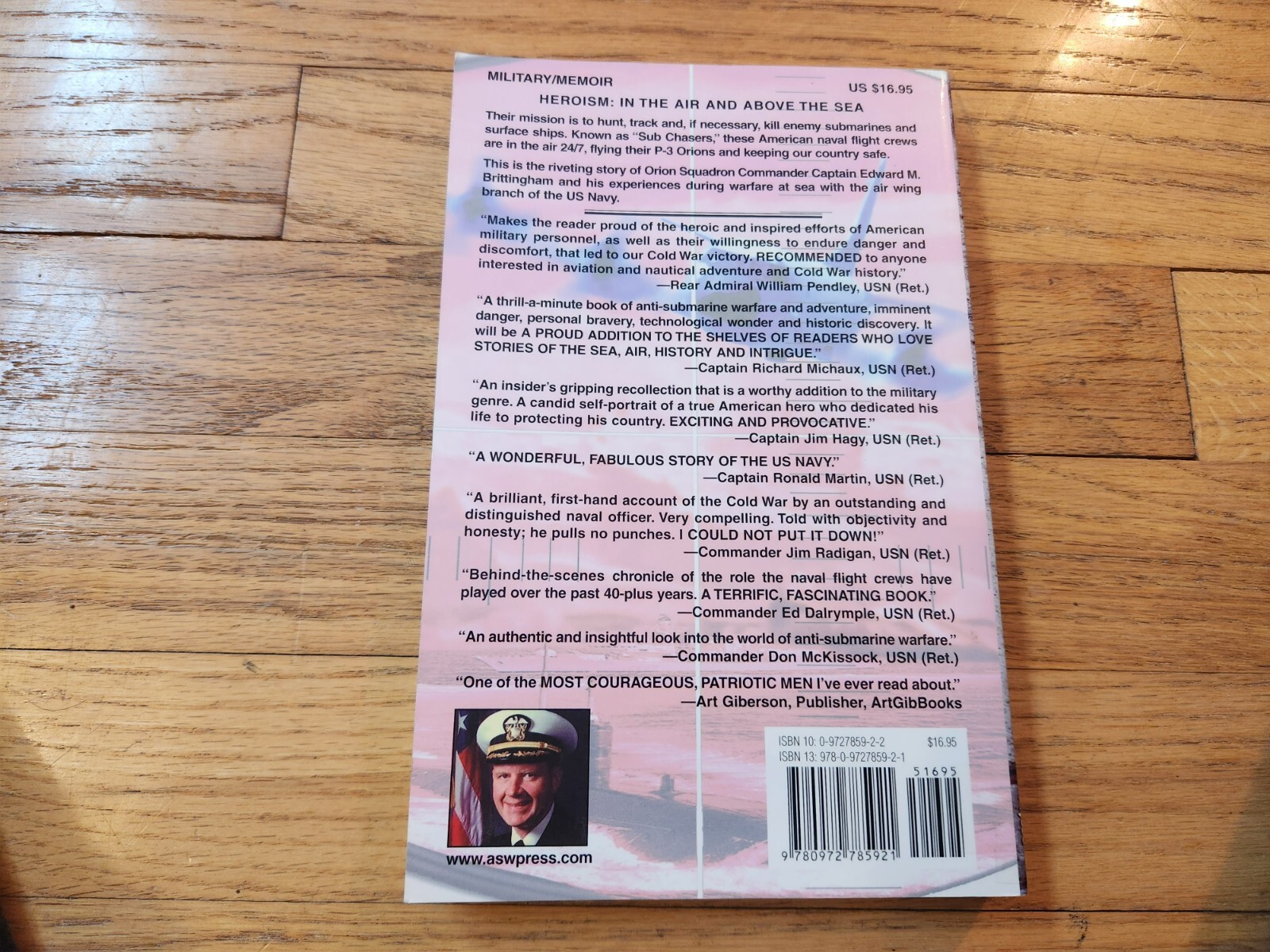 US Navy Commander Captain Edward Brittingham SIGNED Sub Chaser First ...