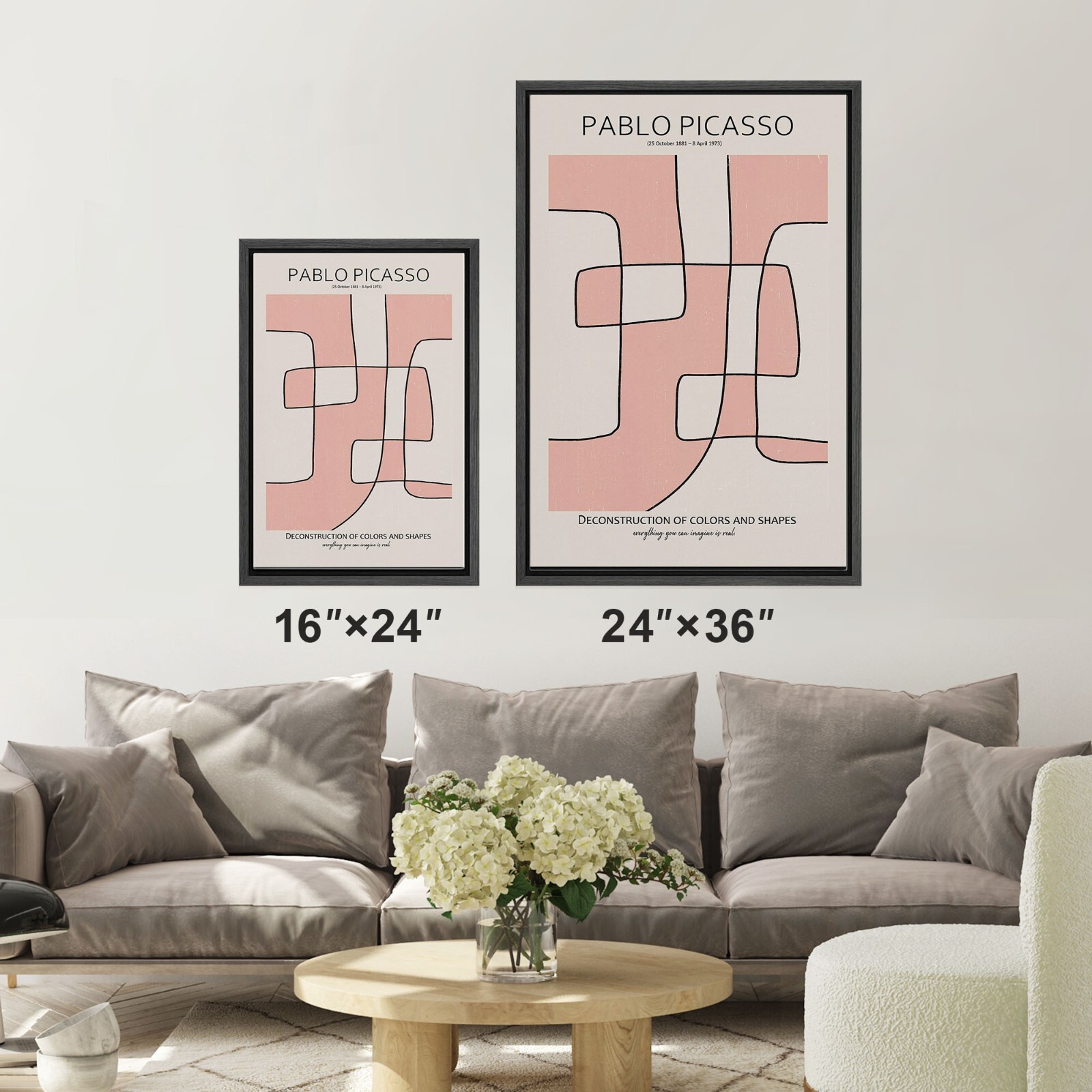 Pablo Picasso Geometric Framed Print Wall Art | eBay