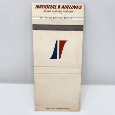 Vintage Matchcover National Airlines Miami Florida | eBay