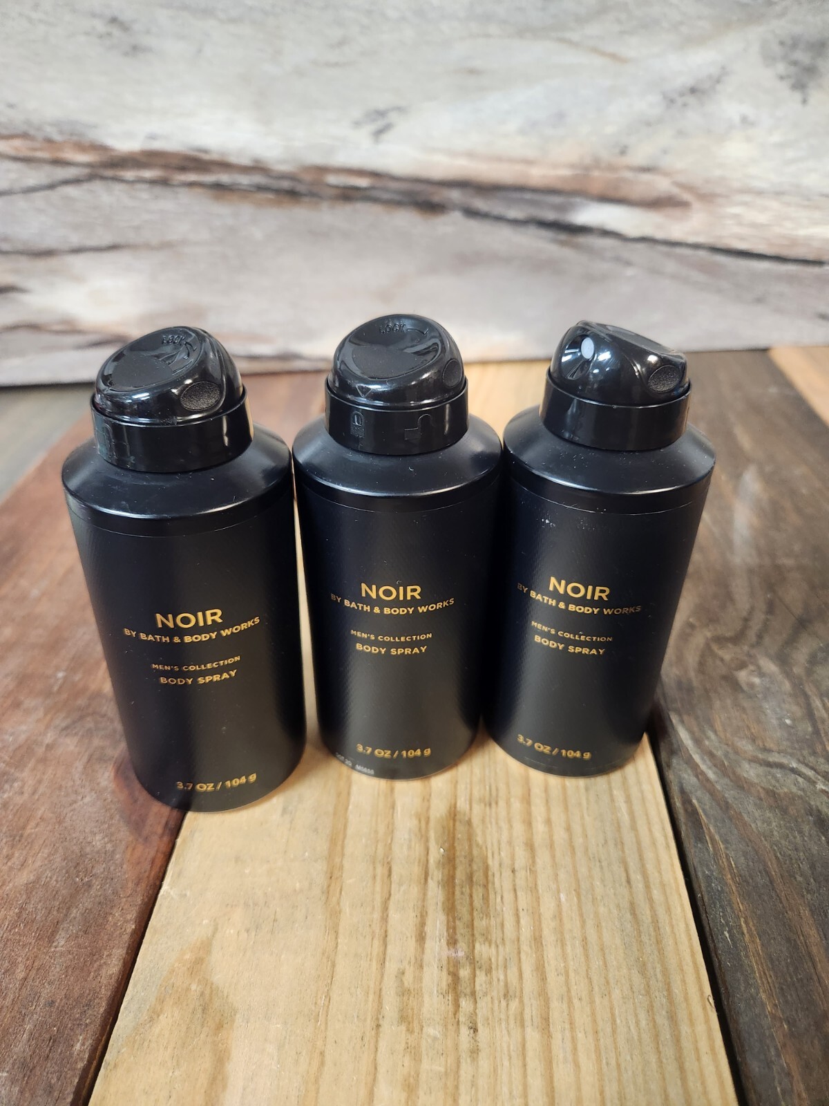 3PK Bath & Body Works Men's Noir Body Spray 3.7 oz NEW | eBay