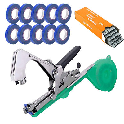 Plant Tape Tying Tool Kit Staple Gun Machine Vegetable Tapetool Flower ...