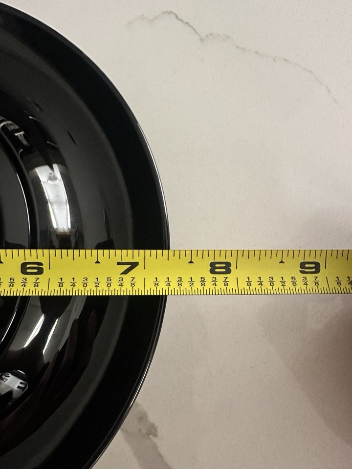 Black Floating Center Caps For Cadillac Forgiato XL Hubcap Rim Emblem ...