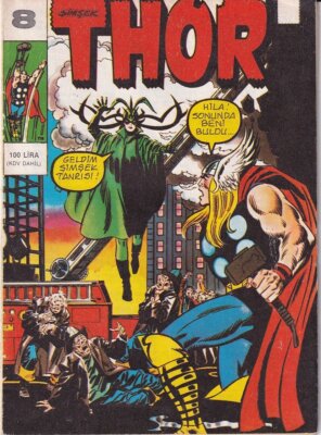 Thor #8 International Turkish Edition Marvel Superhero Comic 1987 VF | eBay