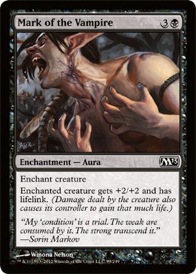 Mark of the Vampire - Magic 2013 (M13) #99/249 MTG Magic The Gathering ...